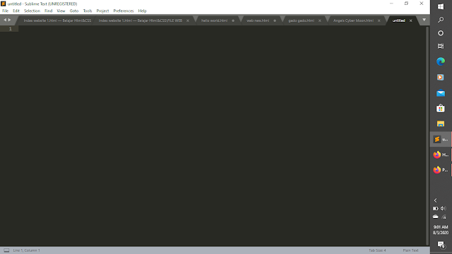 Cara Download Sublime Text 3 dan Pengenalanya