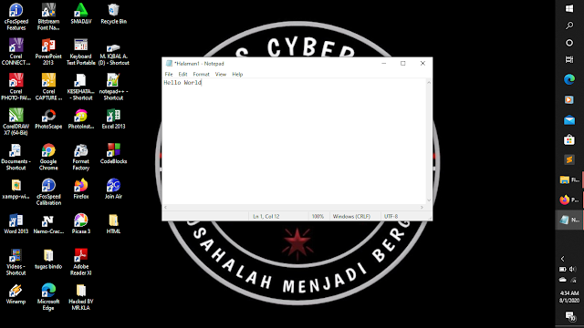 HTML DASAR : HELLO WORLD