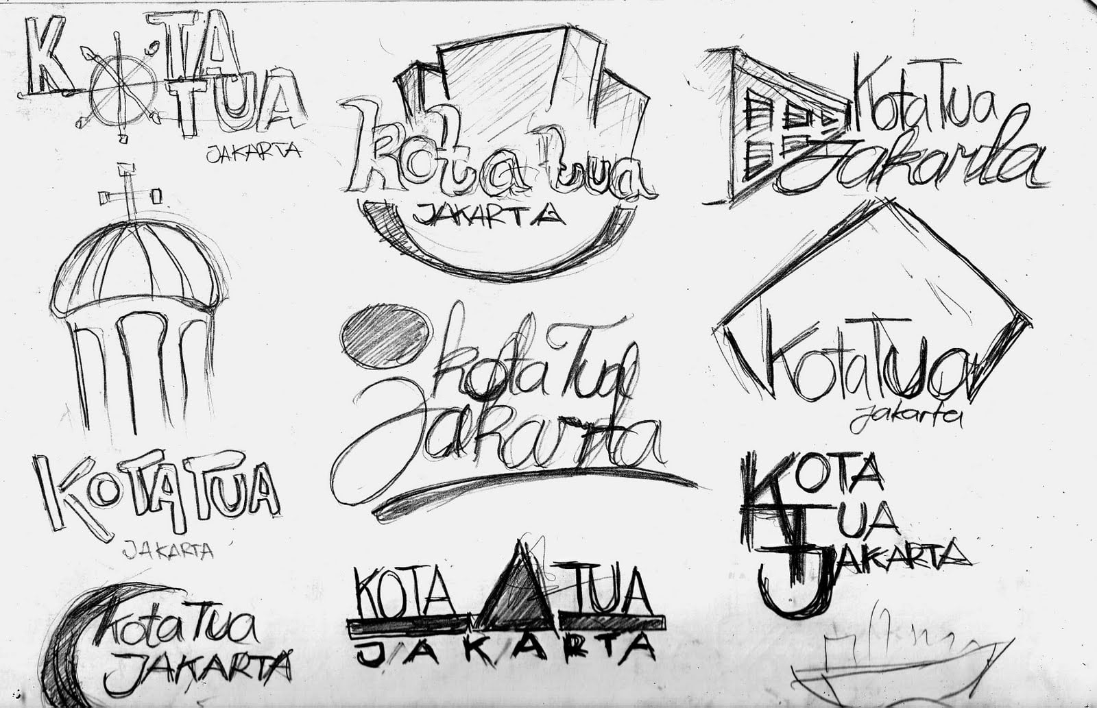 Contoh Sketsa Logo