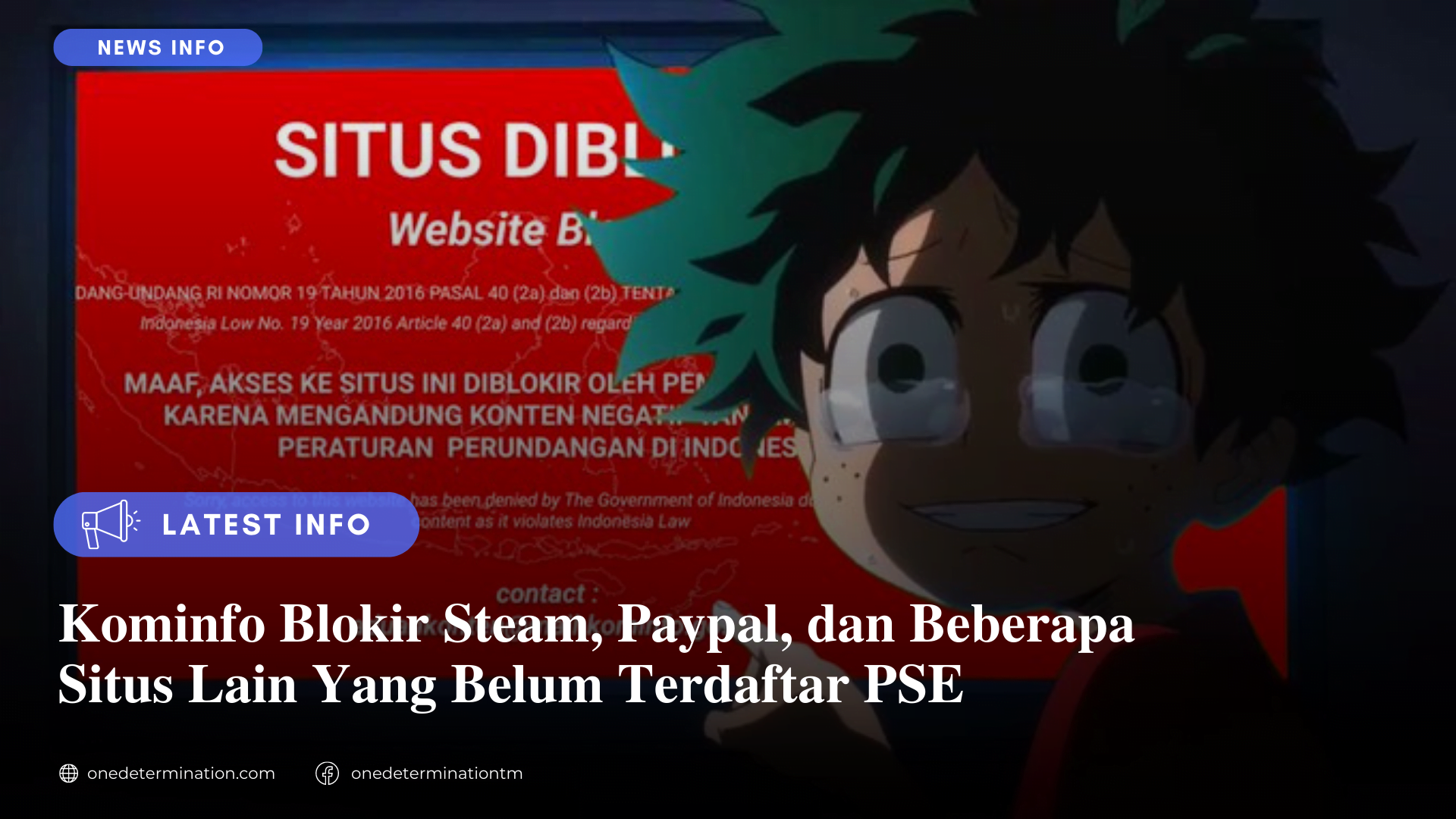 Kominfo Blokir Steam, Paypal, dan Beberapa Situs Lain Yang Belum Terdaftar PSE