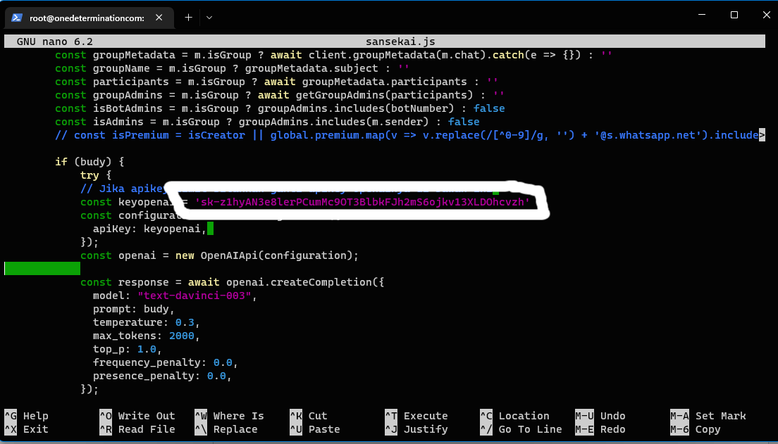 Cara Buat Bot Whatsapp Dengan OpenAI